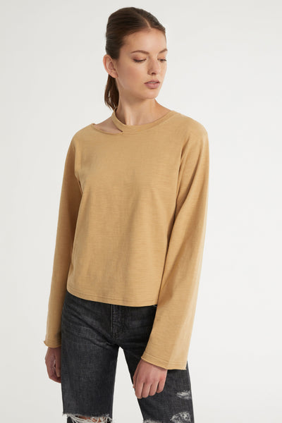 Tate Cut Out Long Sleeve in Sedona | MARISSA WEBB
